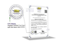 Reprint SSM with CTC - Dapatkan Salinan Sah Perniagaan Anda!